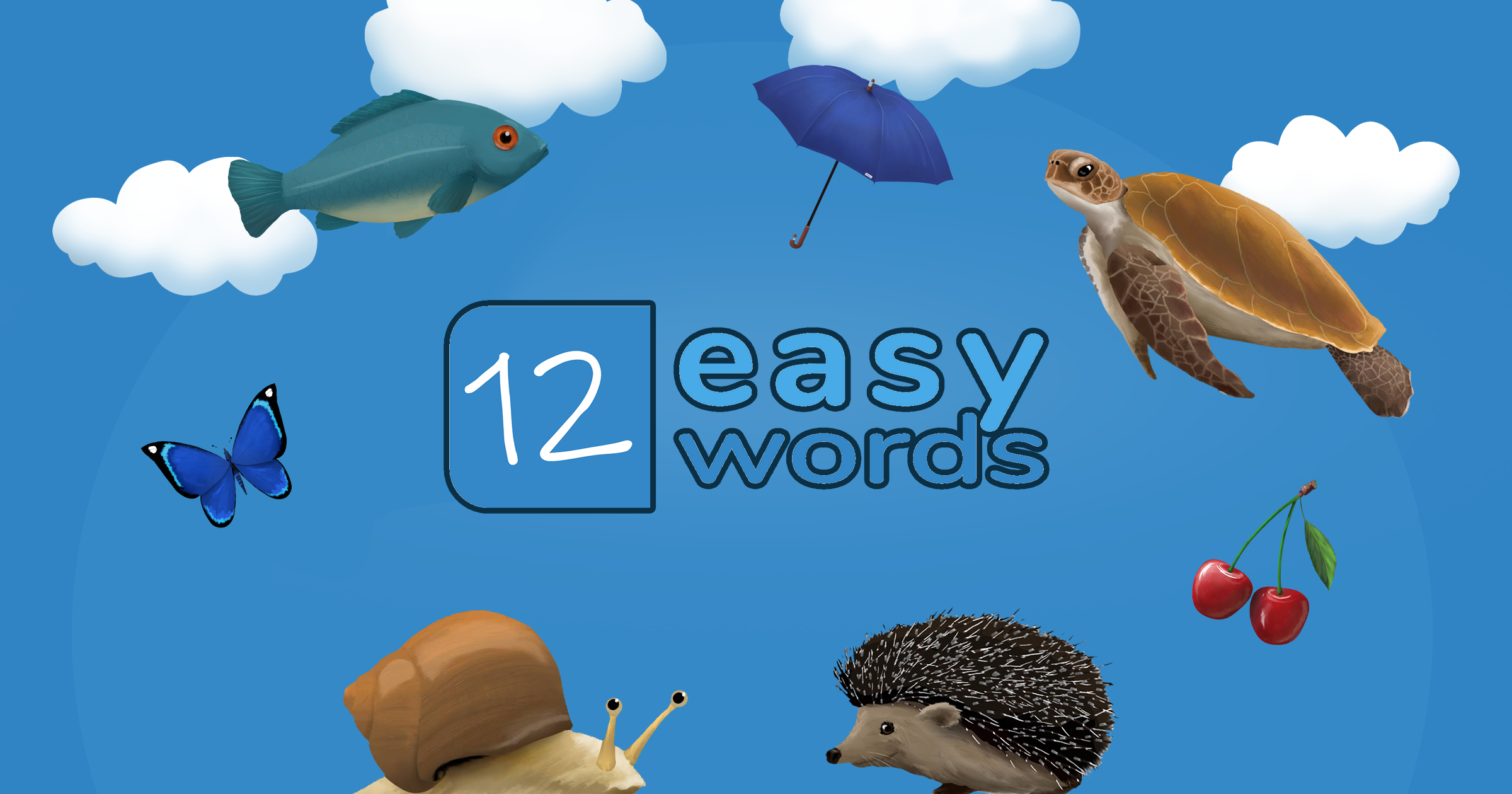 Learn foreign words easily – choose from 17 languages! | 12 Easy Words
